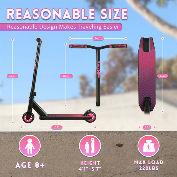 JB-2 Pro Scooter for Kids 8+ – Lightweight Stunt Scooter - Freedare Sport